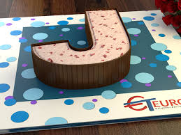 Celebrate birthday with 1st letter J - Cake for you