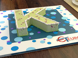 Celebrate birthday with 1st letter K - Cake for you